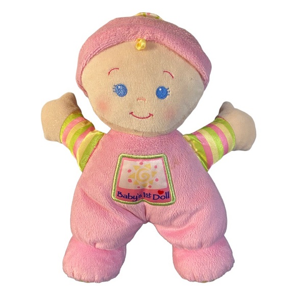 Fisher-Price | Toys | Fisher Price Babys First Doll Pink Soft Huggable ...